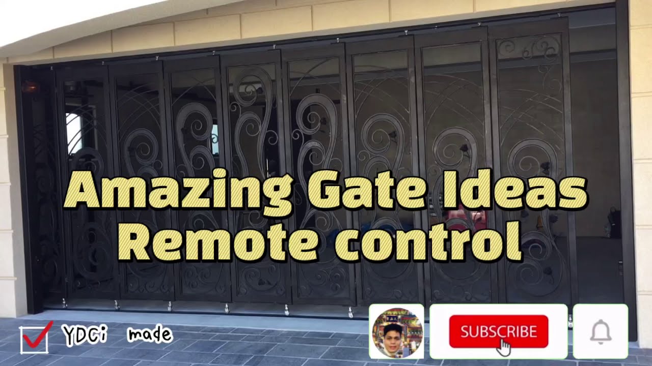 Remote Control Garage Gate Design #automatic - YouTube