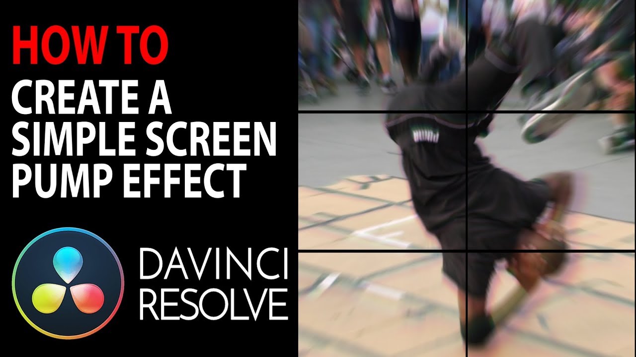 Simple Screen Pump Effect | DaVinci Resolve 15 & 16 Tutorial - YouTube