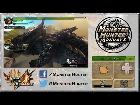 MH4U: Monster Hunter Mondays - Epic Dah'ren Mohran struggle - YouTube