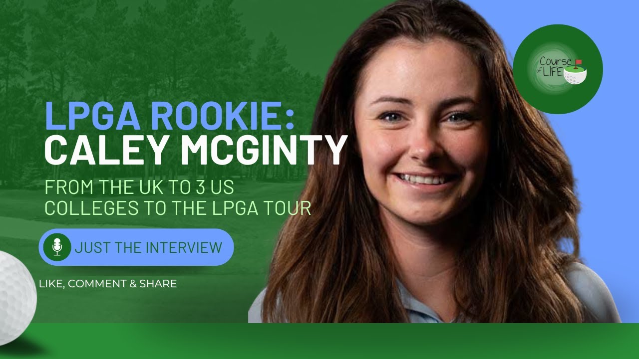 LPGA Rookie Caley McGinty: Just the Interview - YouTube