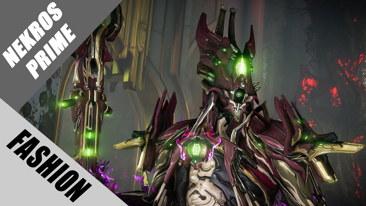 Warframe | Fashion Frame | Nekros Prime : Zealot of the Death - YouTube