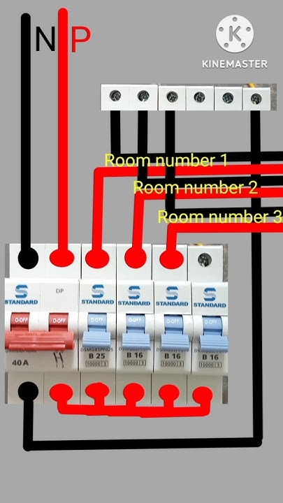 6 Way BMC box connection diagram/ MCB box connection kaise karen - YouTube