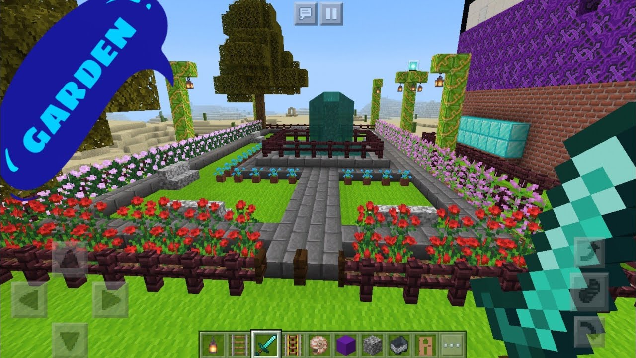#Minecraft new Garden by minecraft gaming - YouTube