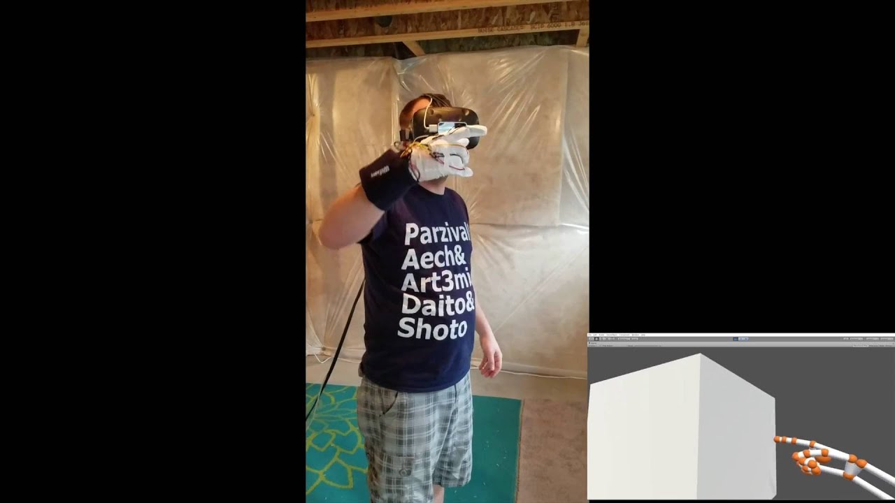 VR Haptic Glove Demo - YouTube