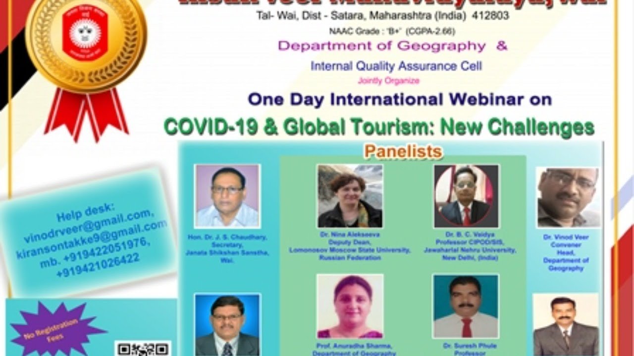 International Webinar on “COVID-19 and Global Tourism: New Challenges ...