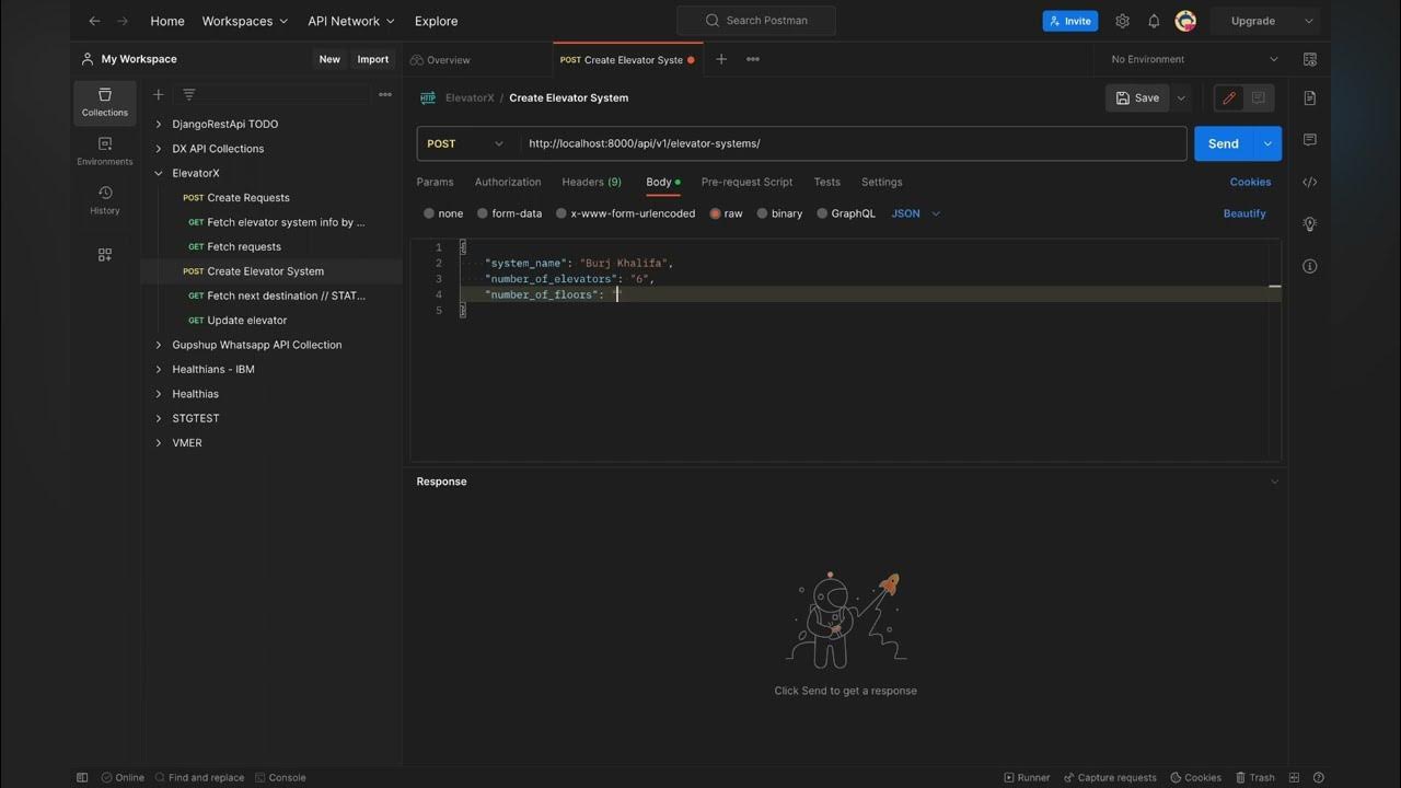 Elevator System API | Python Django Rest Framework | API Development - YouTube