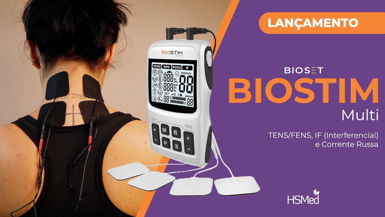 LANÇAMENTO! Novo Eletroestimulador Portátil Biostim MULTI da Bioset ...