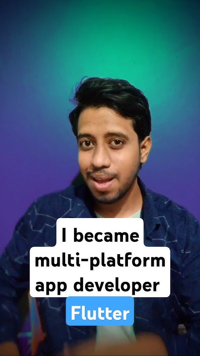 I became multi-platform app developer. Thanks to Flutter. #flutter #flutterdev #dart #programmer ...