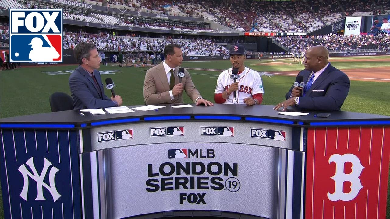 Mookie Betts Joins the FOX crew in London and has a special message for ...