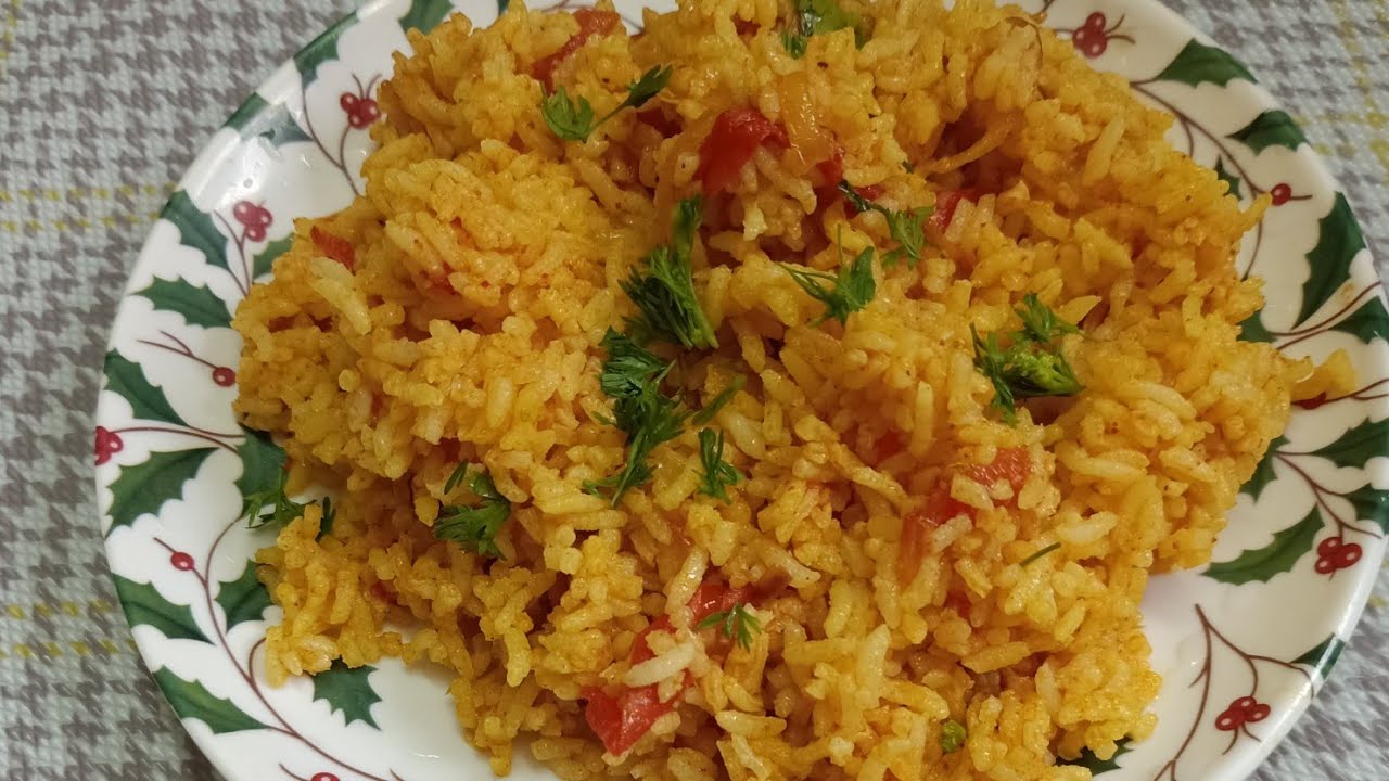 Quick recipe for Tomato Fried rice @Homefood by Aish - YouTube