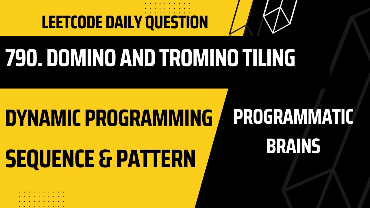 790 Domino And Tromino Tiling Youtube