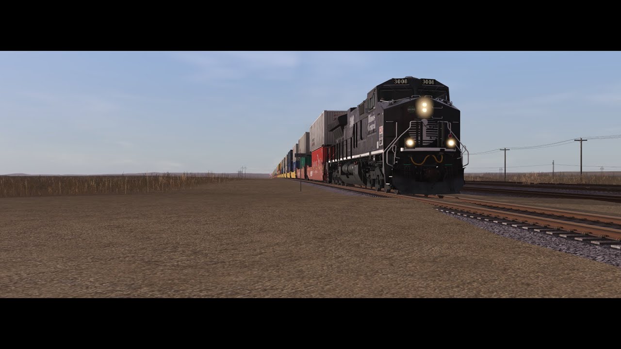Trainz | Chasing CN 3008 IC heritage unit & CN 3015 Veterans unit ...