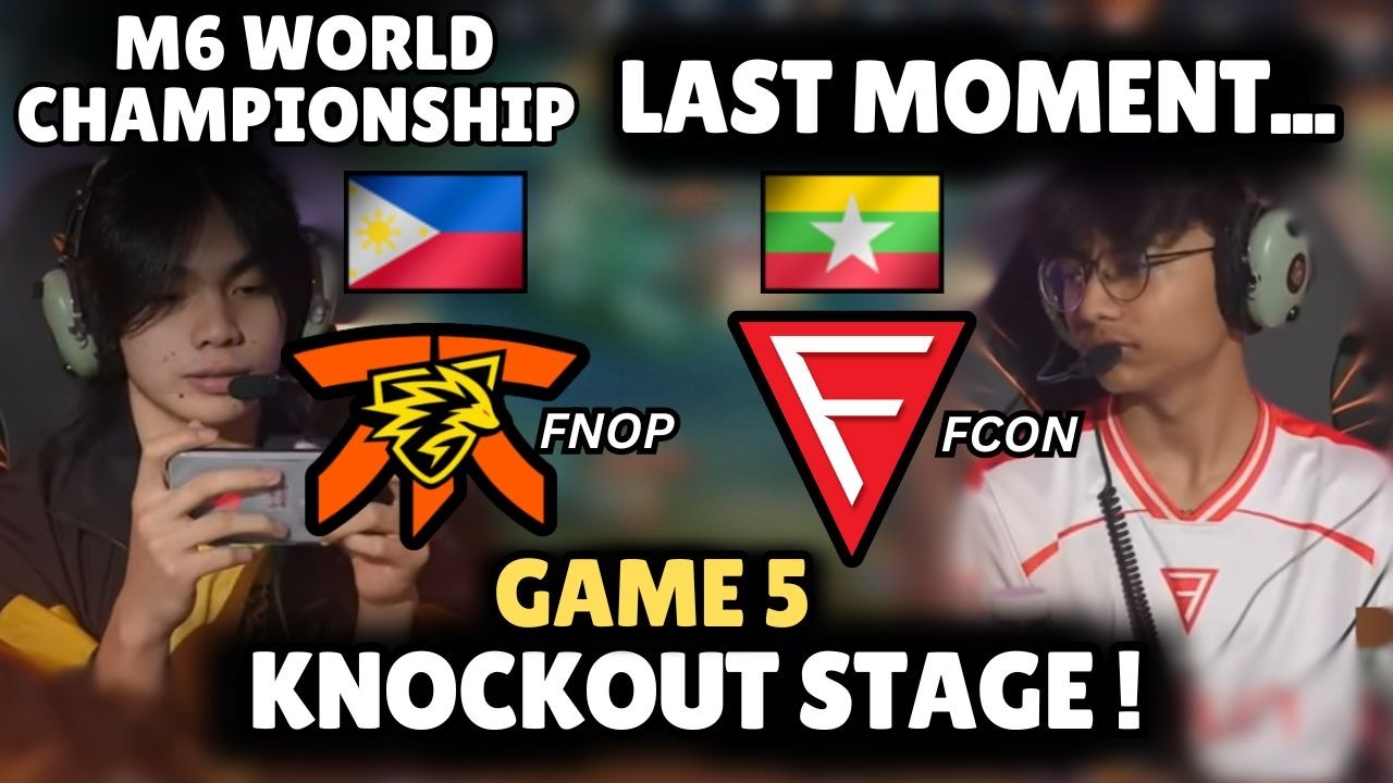 KNOCKOUT STAGE GAME 5😯 FNOP vs FCON M6 World Championship - YouTube