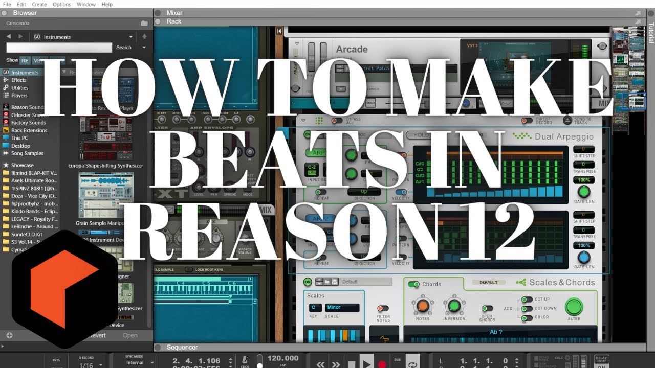 How to make beats in Reason 12 | 2024 - YouTube