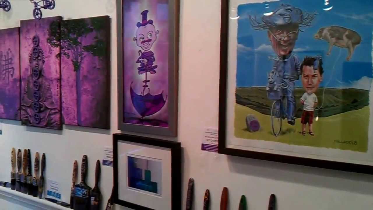 Purpleman Pyramid Gallery York - YouTube