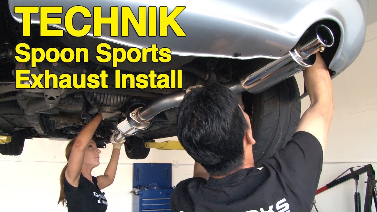 How to Install an Exhaust - Honda S2000 - Spoon Sports - Technik - YouTube