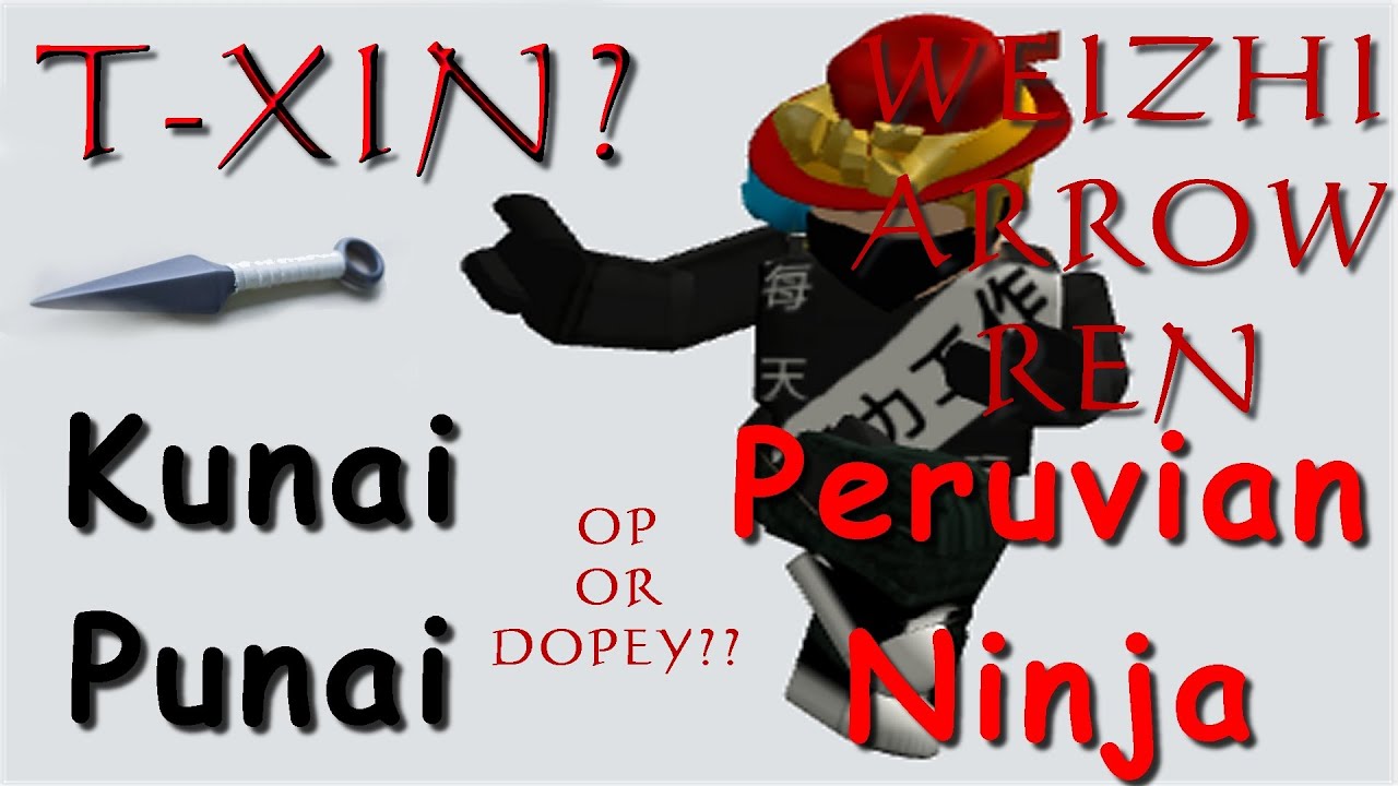 ROBLOX WEAPON LOADOUT - NINJA time! Hump Day matches and WEIZHI - YouTube