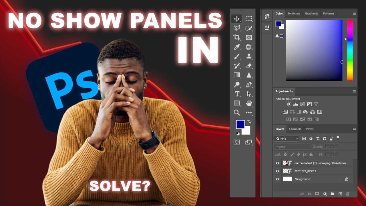 Photoshop Toolbar Missing? Quick Fix for Missing Top Bar | Waleed ...