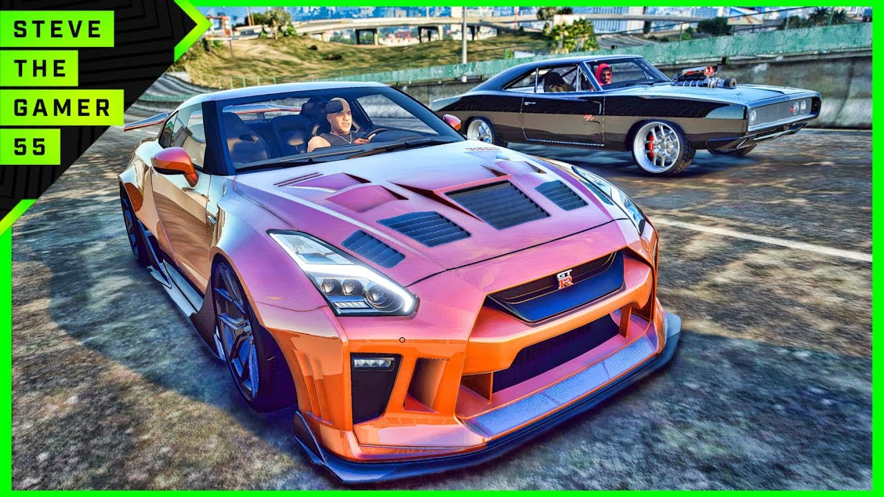 PLAYING as A Fast in the furious in GTA 5! Let's go to work GTA 5 Mods ...
