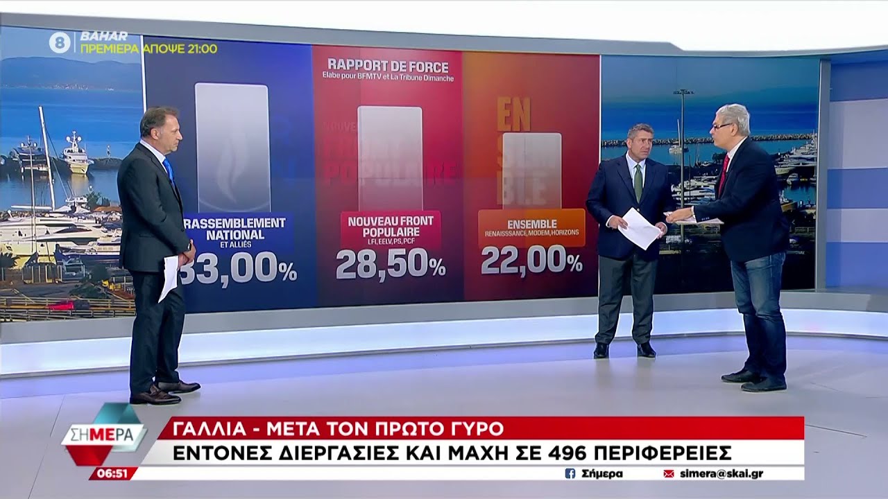 Γαλλικές εκλογές:Ο ακροδεξιός συνασπισμός της Λεπέν κέρδισε τον 1ο γύρο ...