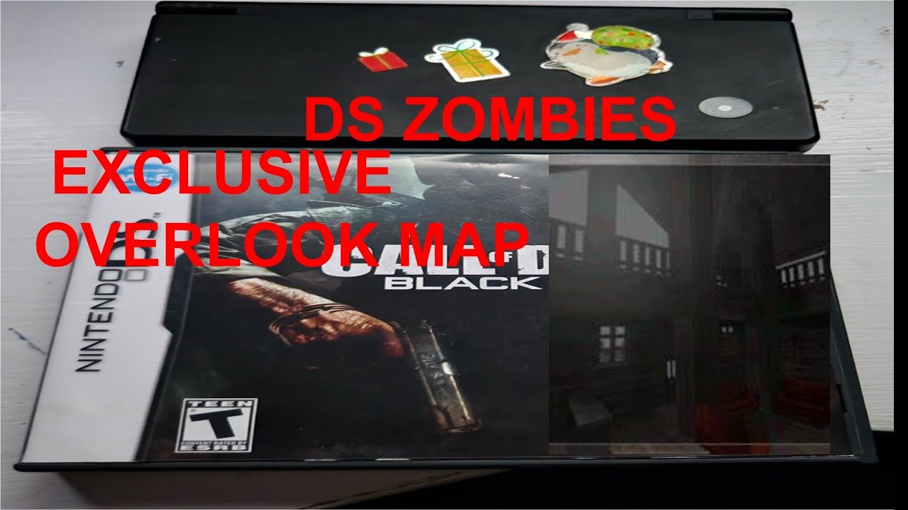 Call of duty zombies on DS Exclusive map overlook gameplay on original ...
