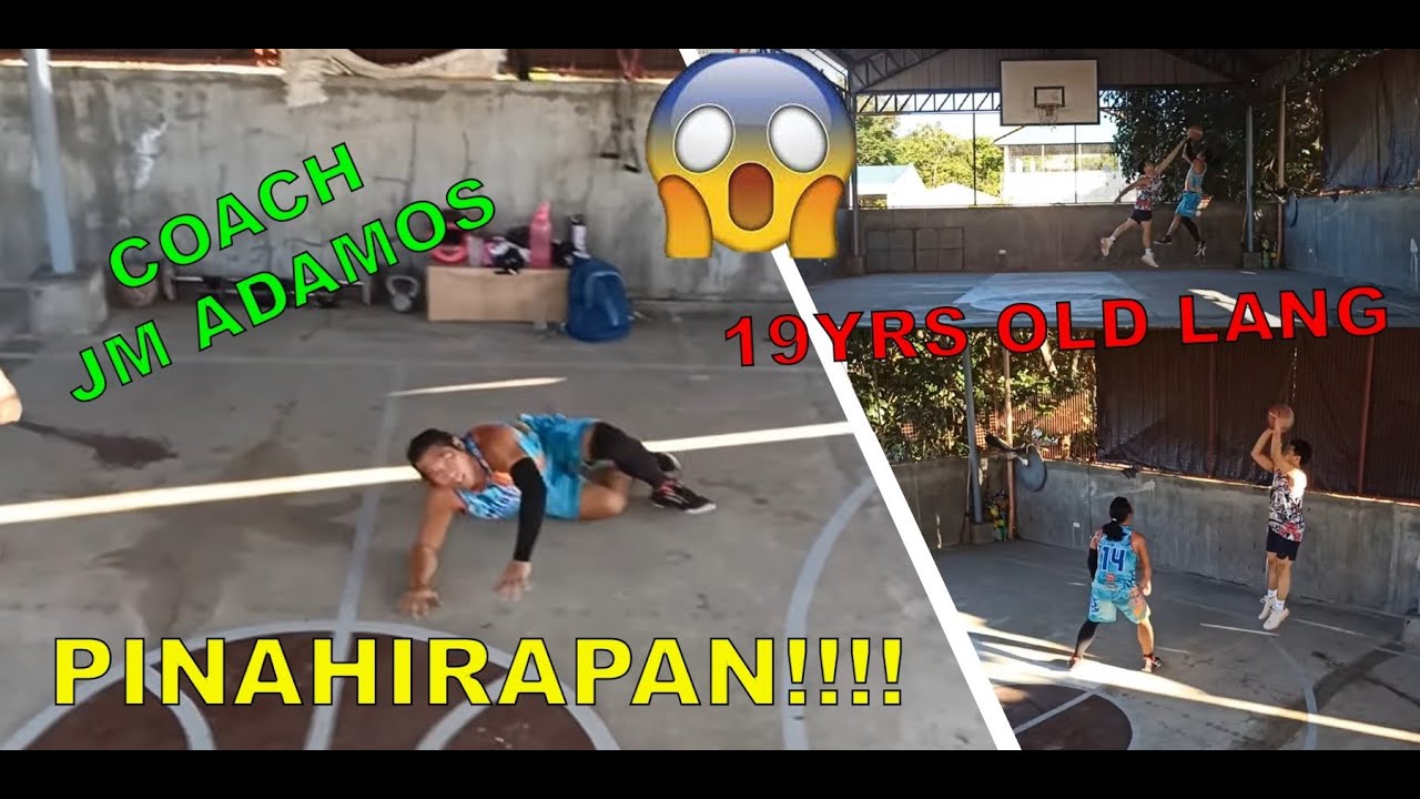 COACH JM ADAMOS PINAGAPANG NG 19yrs old ALLS VARSITY NA SI JOSHUA PUSING!!!!!!! - YouTube