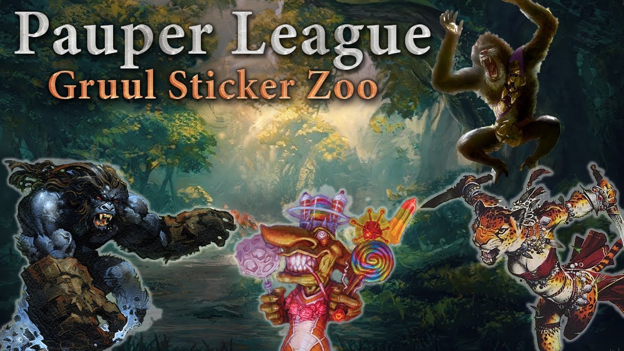Pauper League - Gruul Sticker Zoo - YouTube