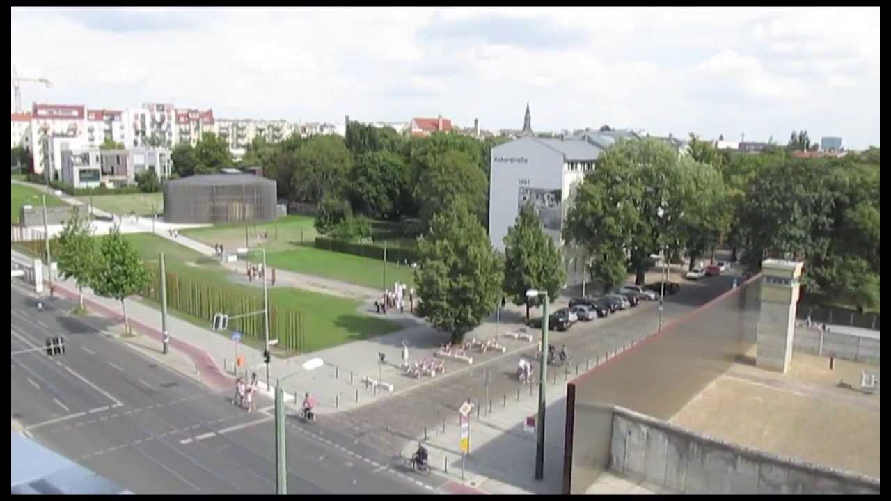 Bernauer Strasse, Berlin | Remains of "Berlin Wall". - YouTube