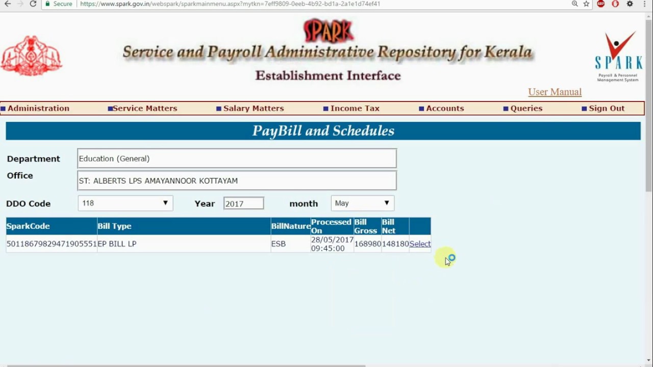How To Bill Process in SPARK and Bill Taken - YouTube
