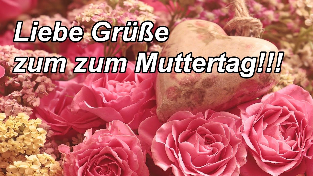 Muttertagsgrüße für dich Mama! Ich wünsche dir einen schönen Muttertag ...