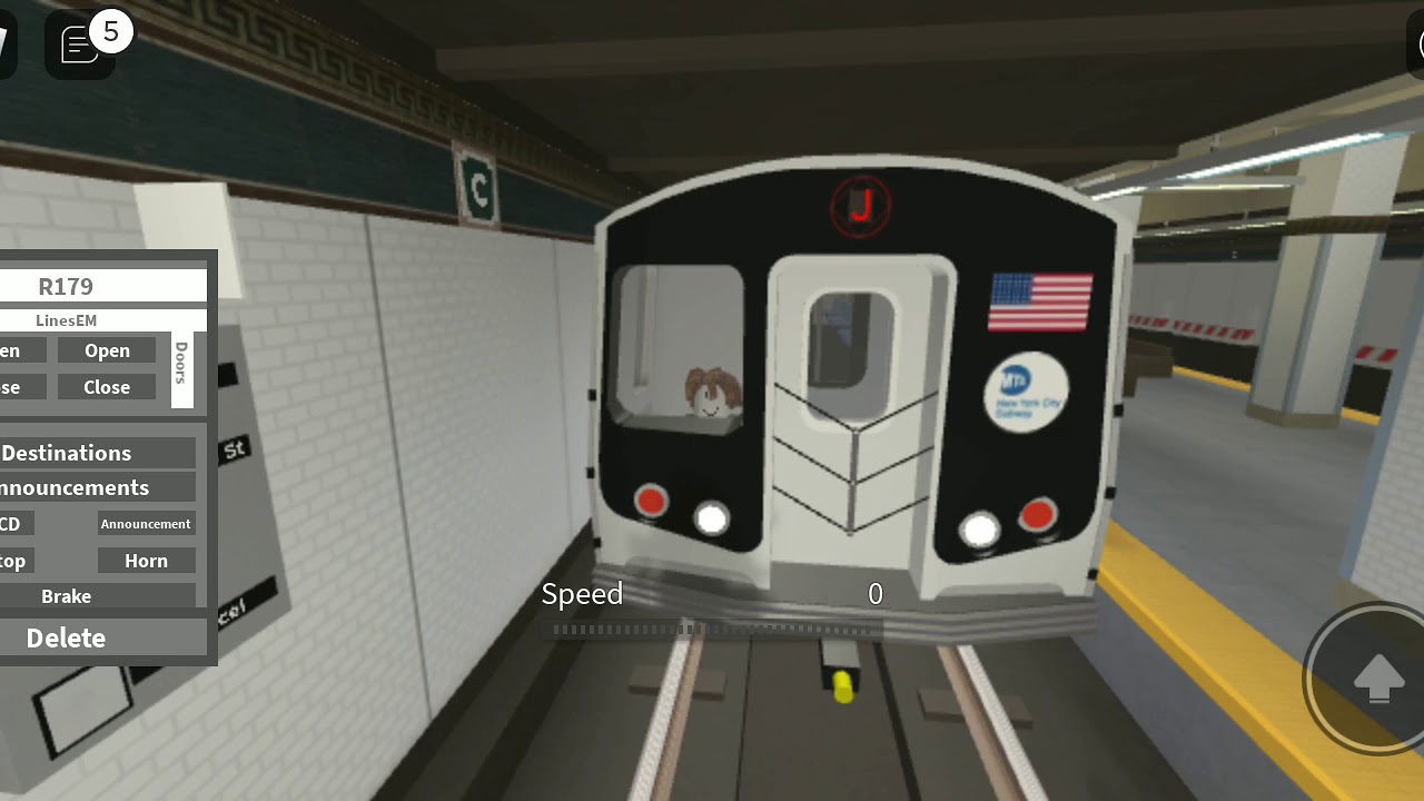 Roblox R179 J Train to Broad Street - YouTube