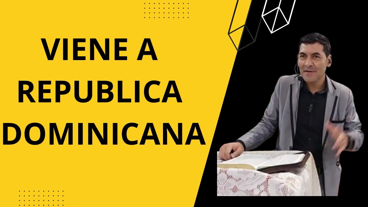 VIENE A DOMINICANA EL PASTOR MIGUEL ANGEL ORTIZ - YouTube