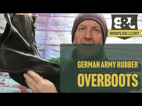 German Bundeswehr Army Rubber Overboots - YouTube