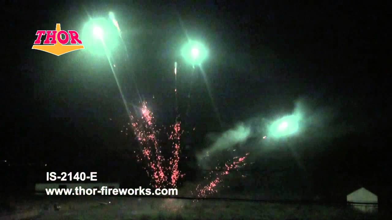 THOR Fireworks 5 Shots Single Row IS 2140 E MOD E 25mm ST + CRACKLING ...