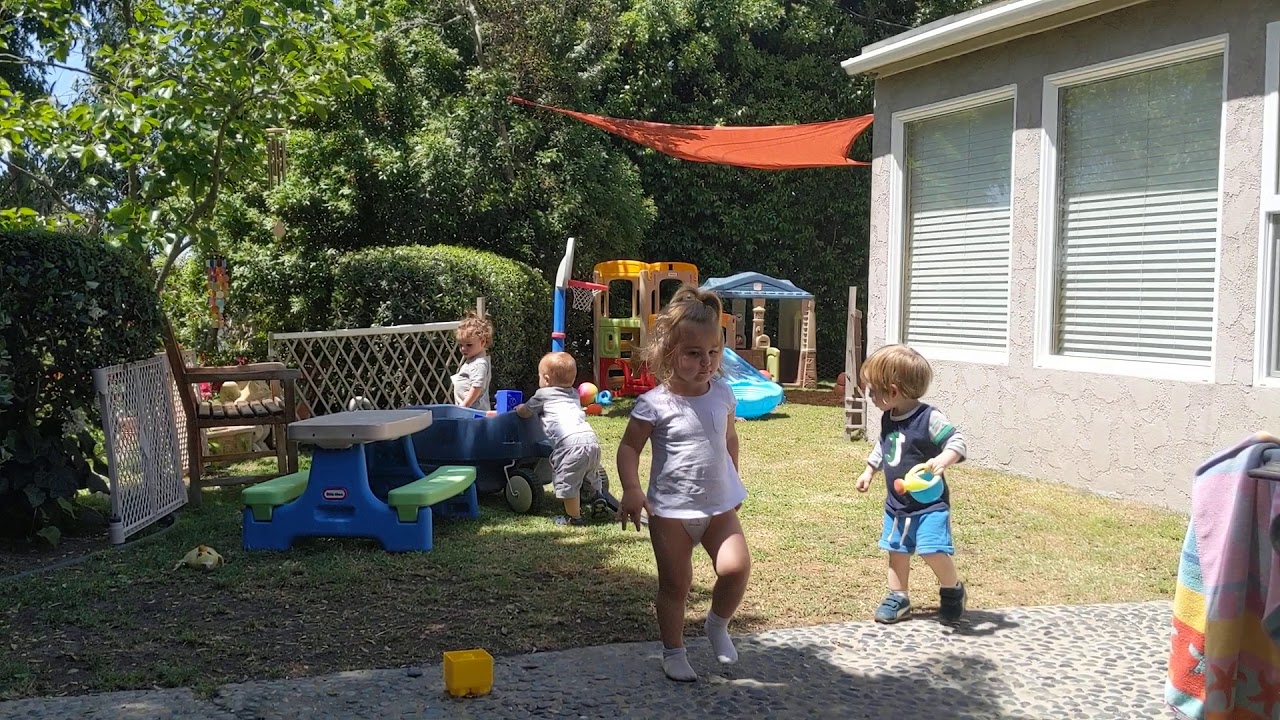 Backyard fun - YouTube