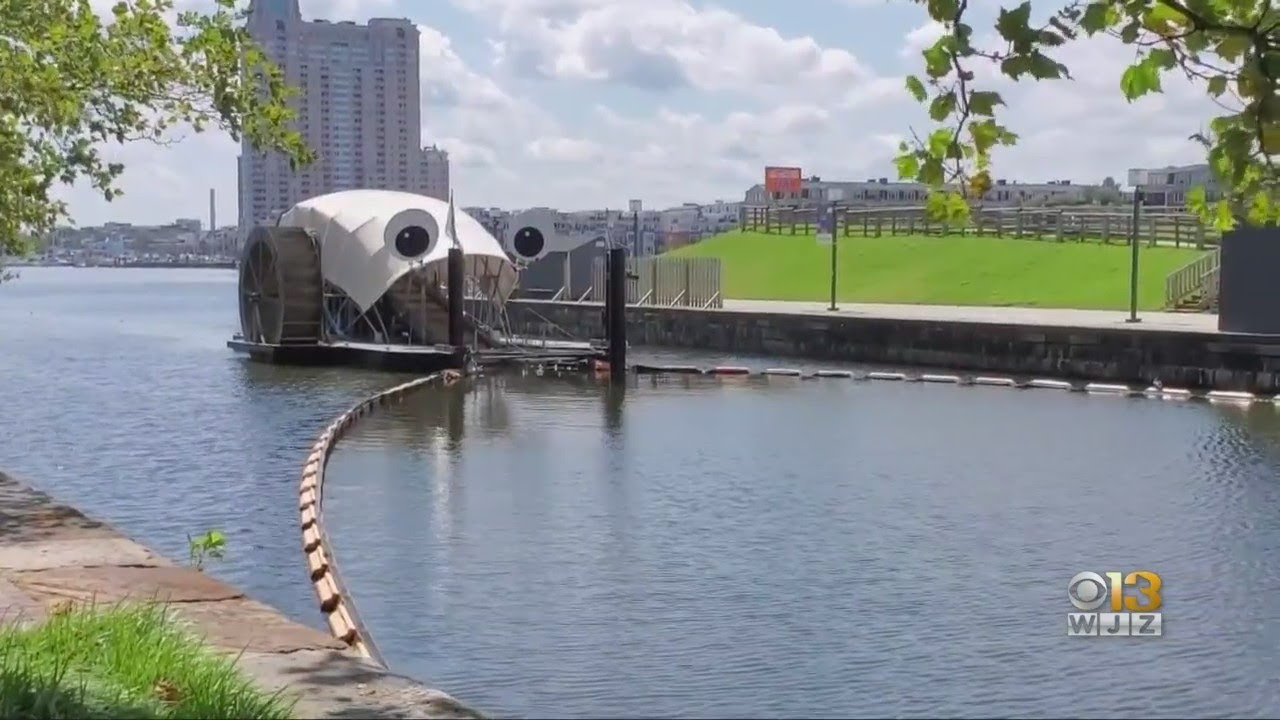 Meet Baltimore's Fourth Trash Wheel: Gwynnda The Good Wheel Of The West ...