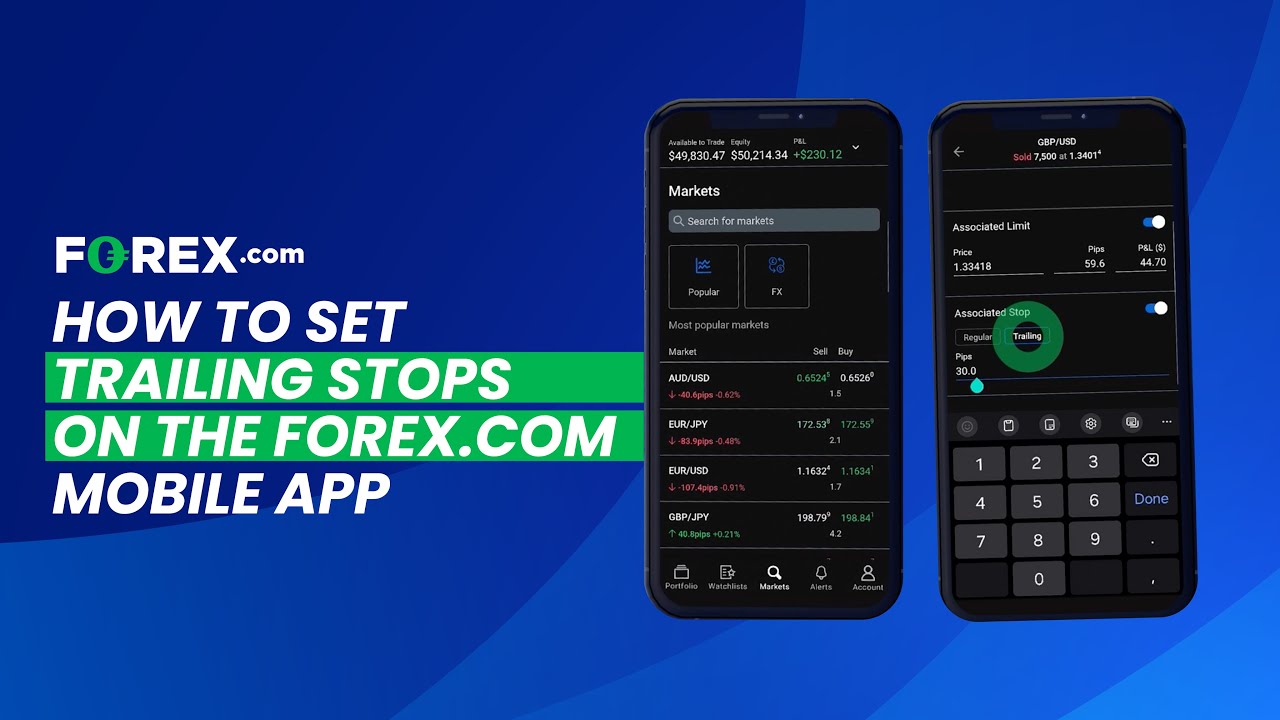 How to Set Trailing Stops on the FOREX.com Mobile App | FOREX.com - YouTube