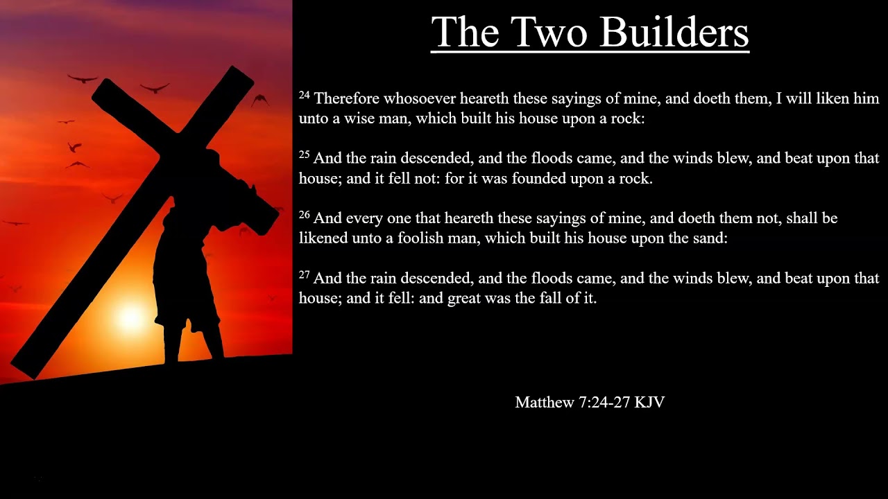Bible Parable | The Two Builders - YouTube
