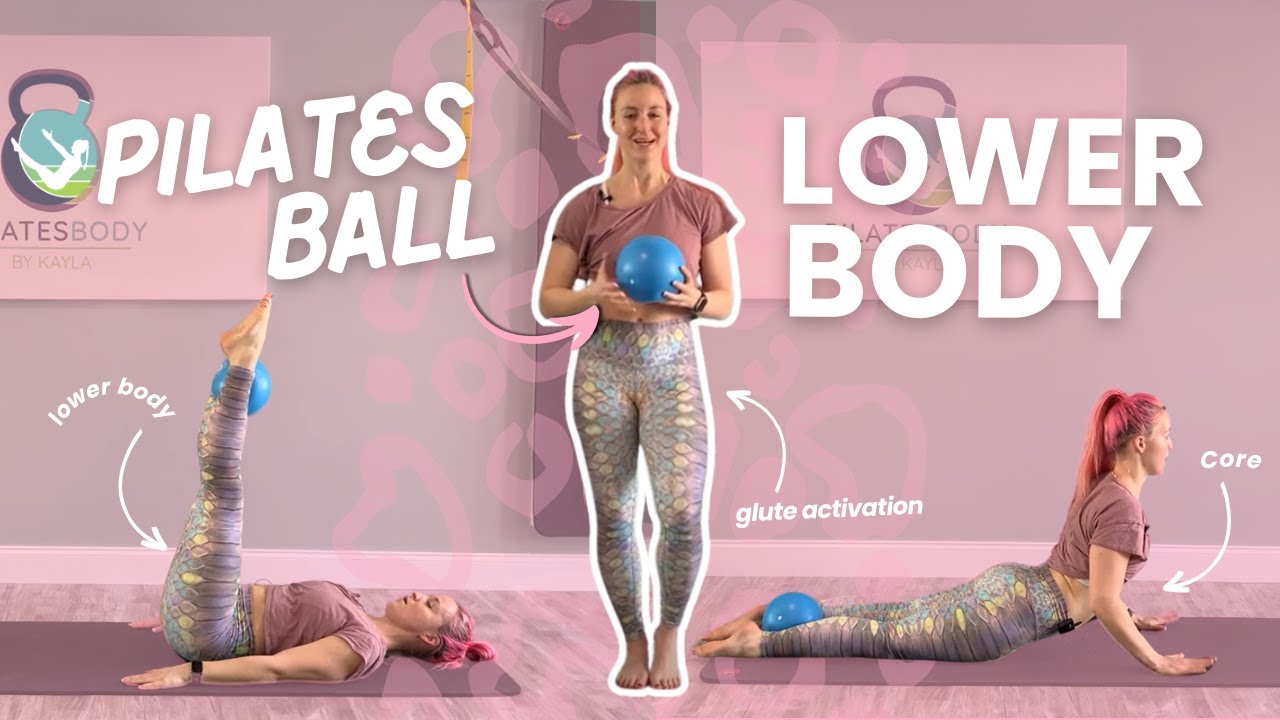 Pilates Lower Body Ball Workout | NO ADS - YouTube