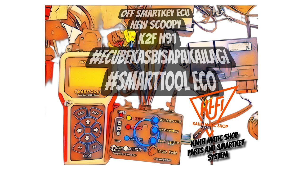 OFF SMARTKEY ALL NEW SCOOPY K2F N91 BY SMARTTOOL ECO E+ DAN U+ ONLY SUPPORTED - YouTube