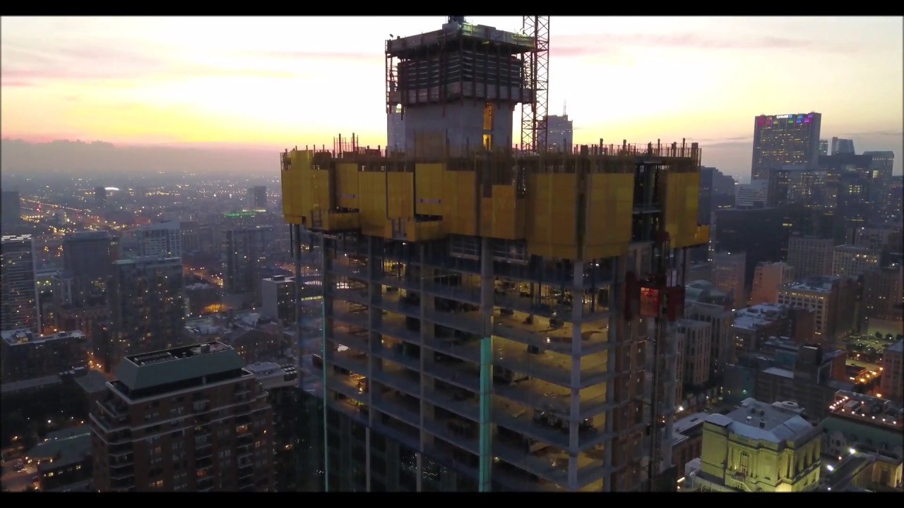 Construction | Aerial view of Chicago | Essex on the Park | June /July ...