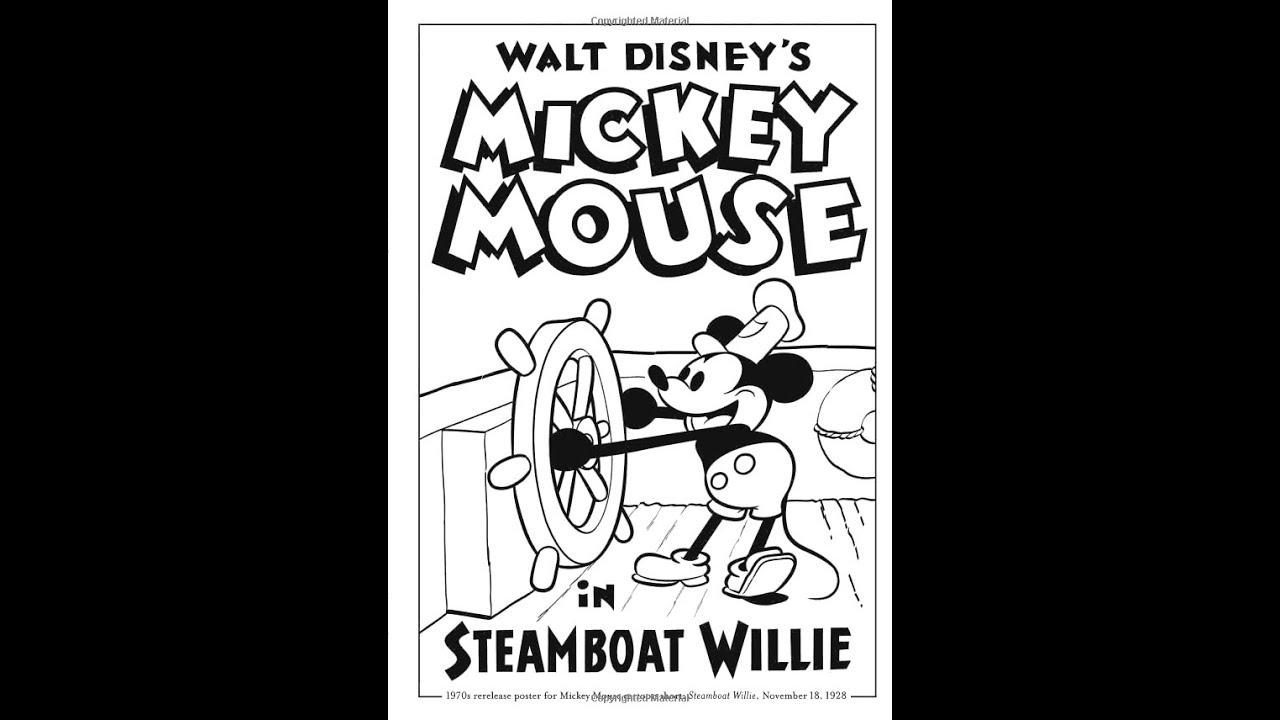Steamboat Willie (1928 animated short) Public Domain Media - YouTube