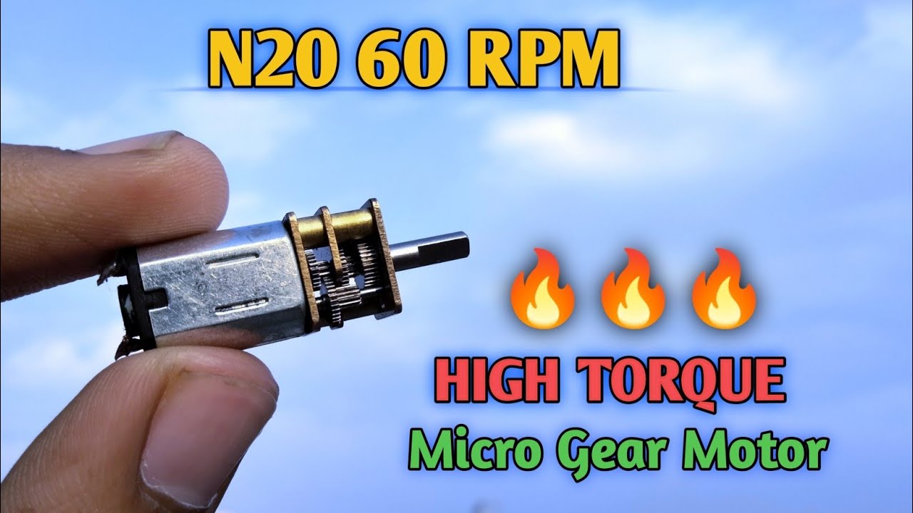 N20 gear Motor || 60 RPM || Unboxing || gear motor || N20 || dc gear ...