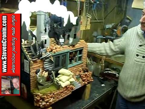 World War 1 Wooden Automata Model (For Sale - Offers Invited) - YouTube