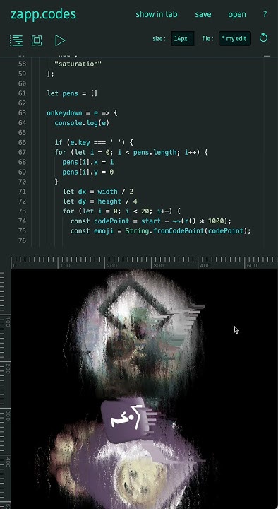 emo #js #javascript #canvas #creativecoding #css #coding #webdevelopment - YouTube