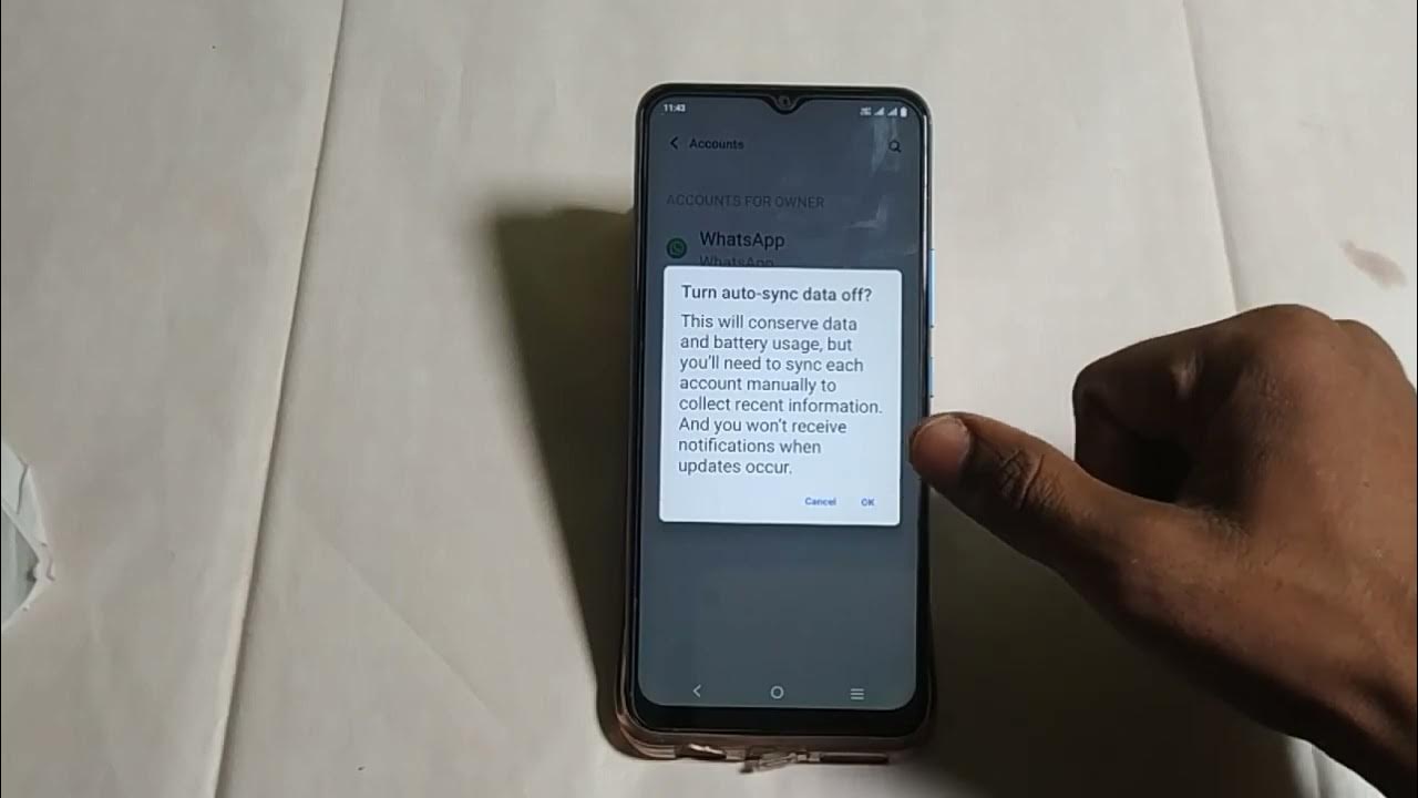 Vivo y35 automatically sync app data,how to turn on off automatically sync app data Vivo y35 ...