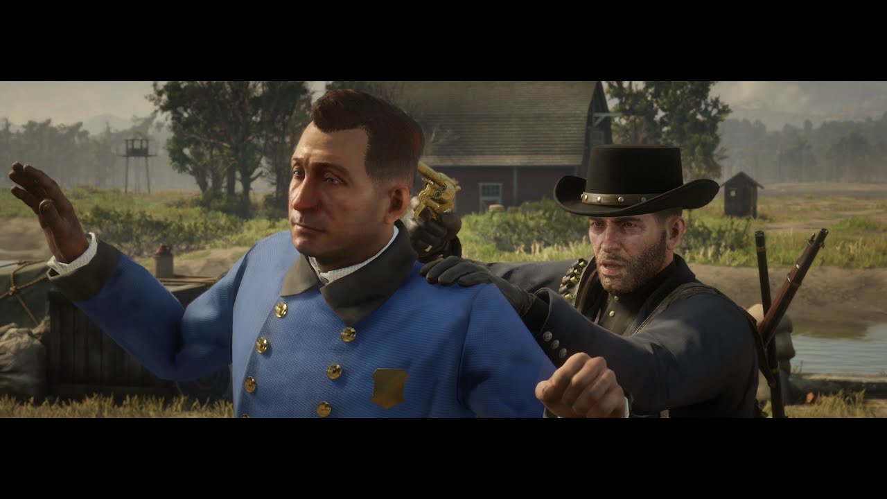 The Most Epic Prison Break in Red Dead Redemption 2 - YouTube