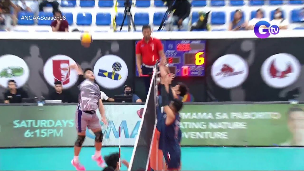 NCAA Season 98 MVB: When you need points, you go to Carl Berdal! - YouTube