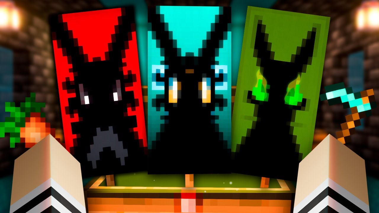 🐰CONEJOS DISEÑOS DE ESTANDARTE EN MINECRAFT | TUTORIAL | ZEROJMGAMES ...