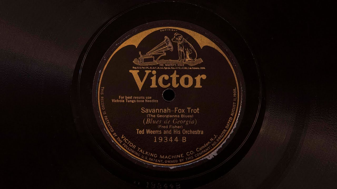 Savannah • Ted Weems and His Orchestra (Victrola Credenza) - YouTube